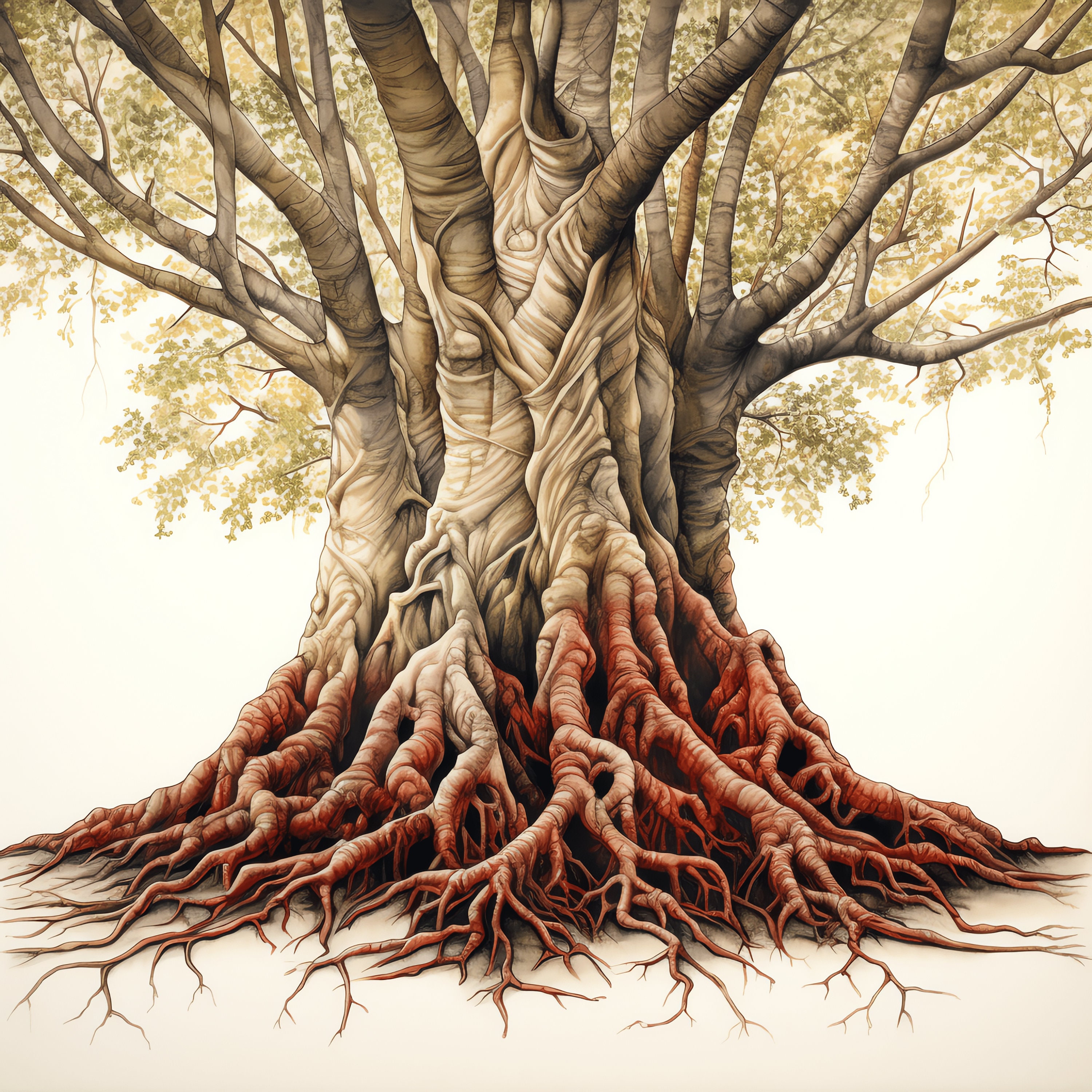 Intertwined Tree Roots PNG Clipart Bundle 50 High Quality PNG Instant ...