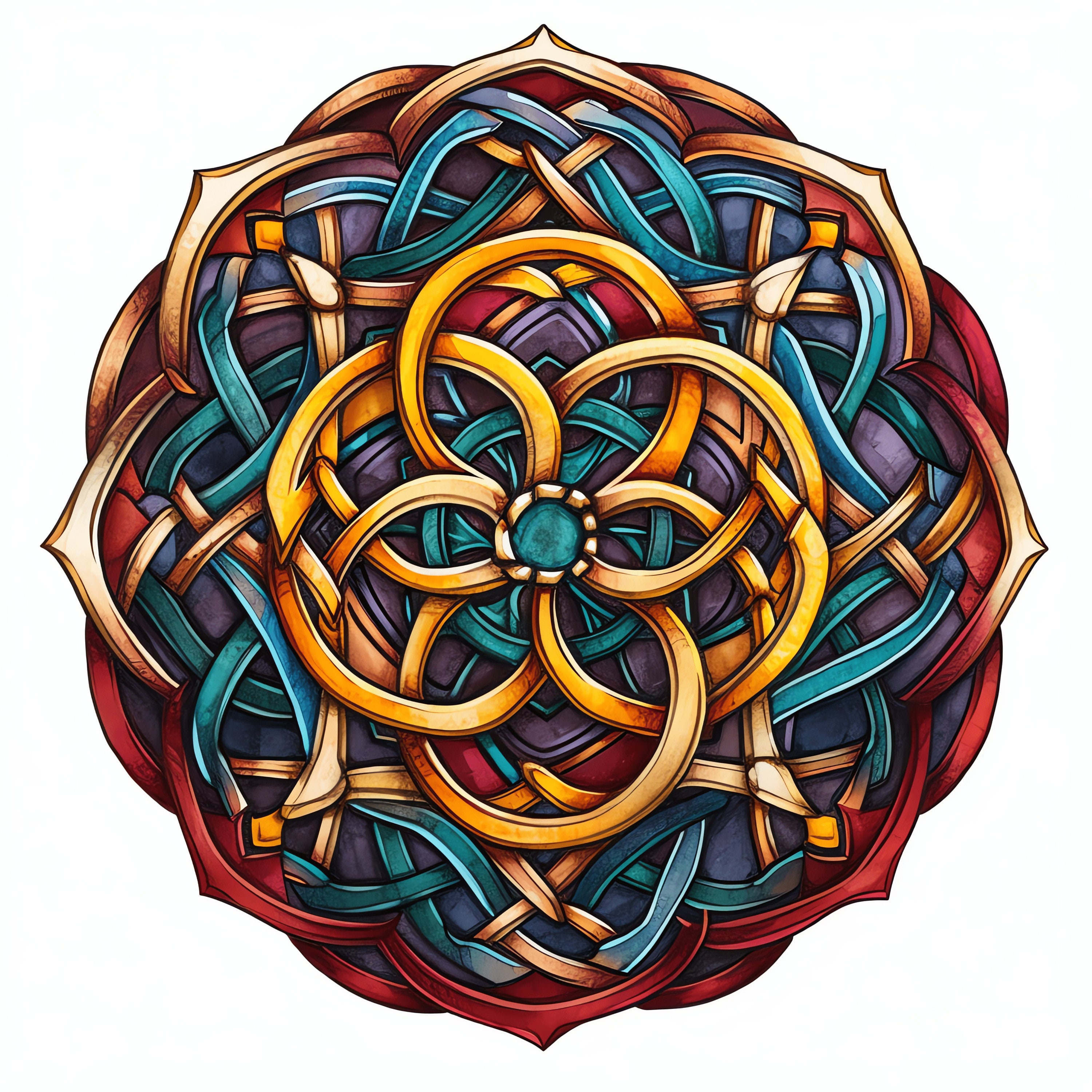 Celtic Mandala PNG Clipart Bundle 50 High Quality PNG Instant Download ...