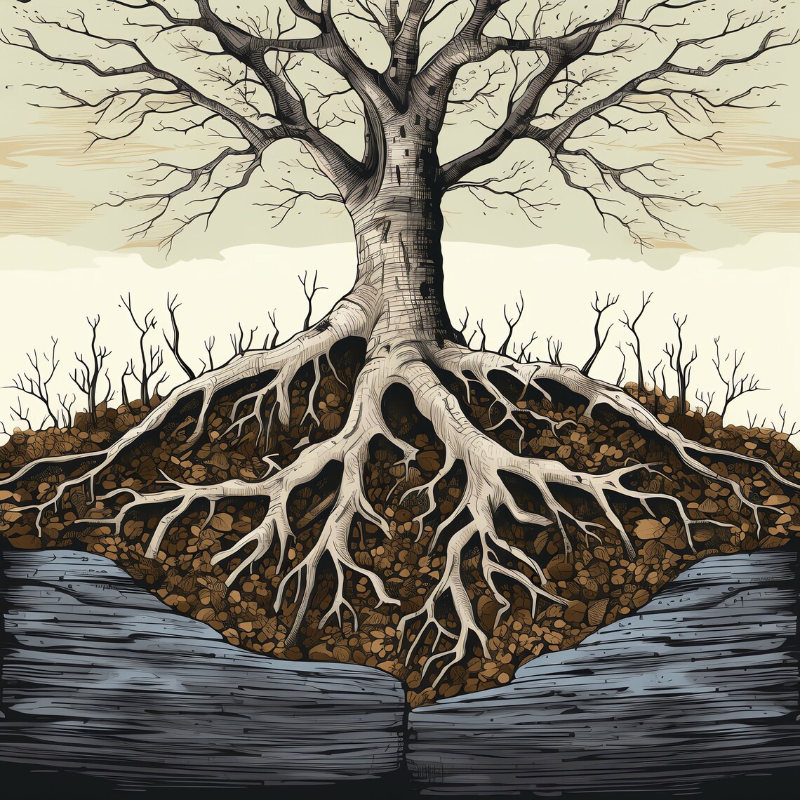 Tree Underground Roots PNG Clipart Bundle 45 High Quality - Etsy