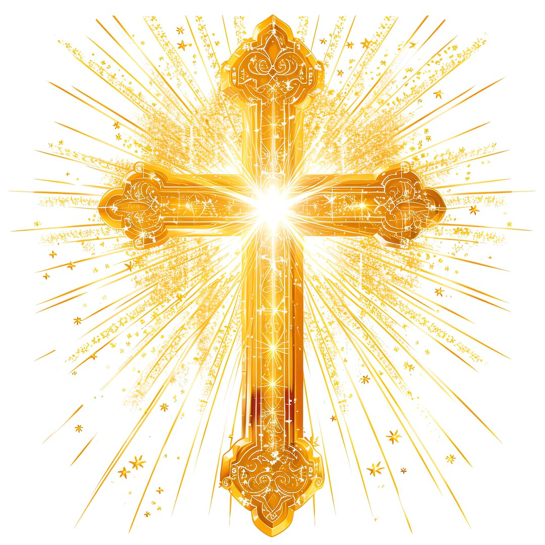 Radiating Cross PNG Clipart Bundle - 50 High Quality PNG - Instant ...