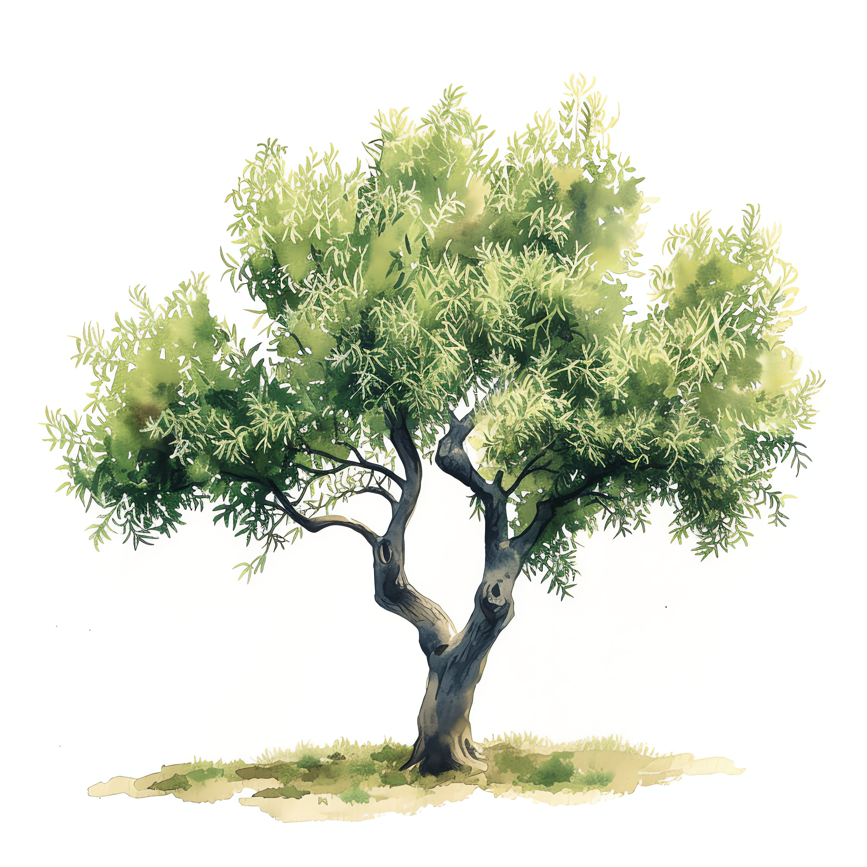 Watercolor Pepper Tree PNG Bundle - 50 High Quality PNG - Instant ...