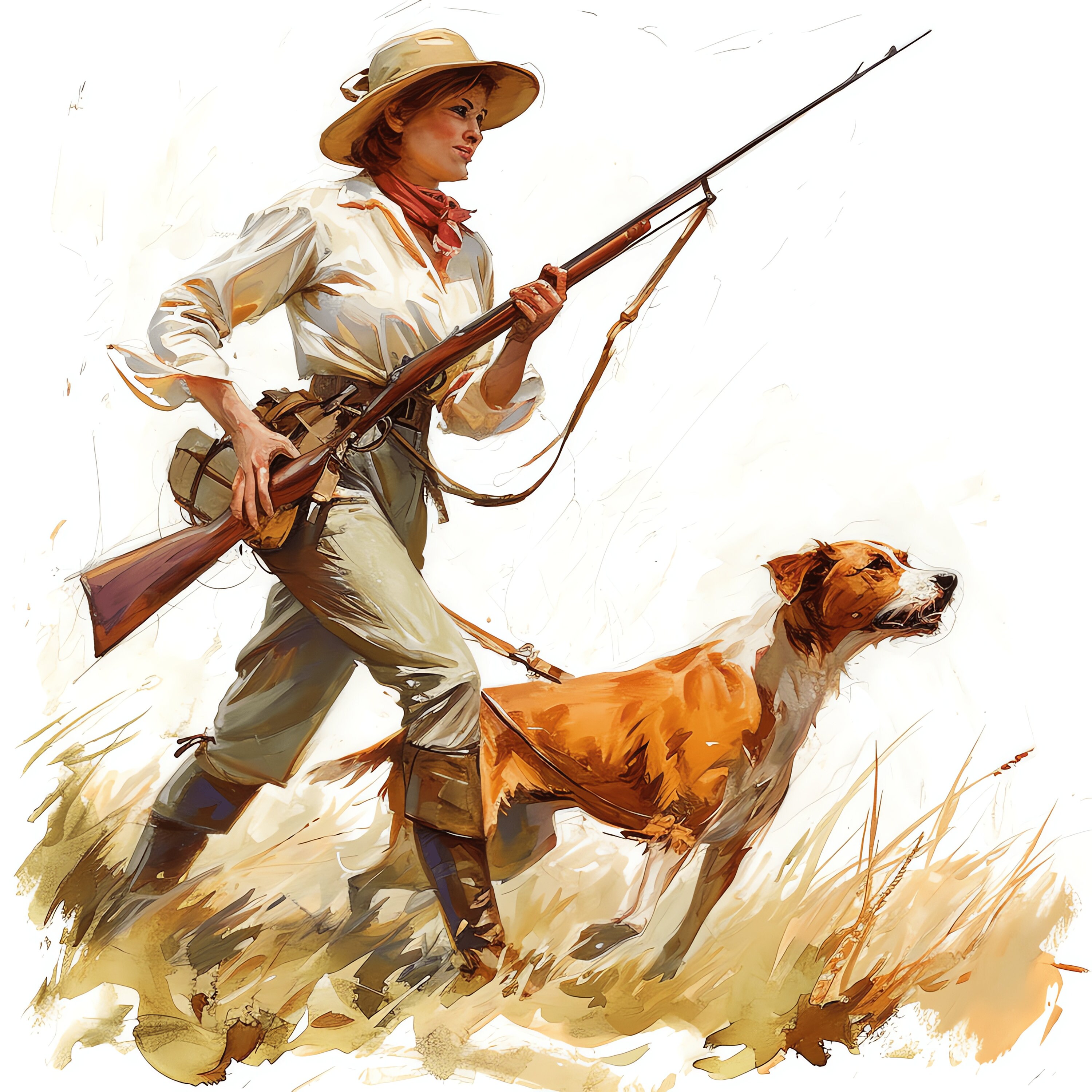 Hunting Woman PNG Clipart Bundle 41 High Quality PNG Instant Download ...