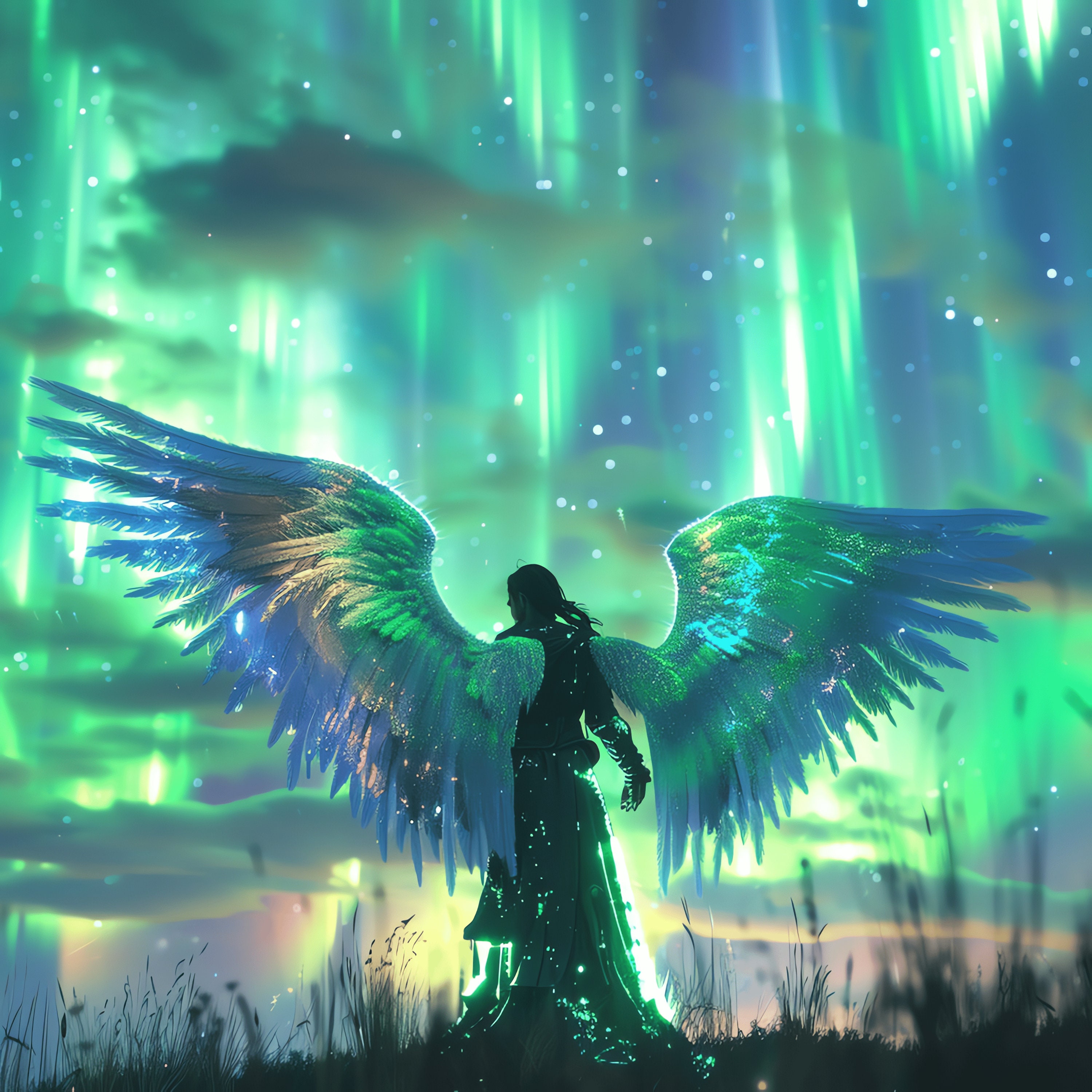 Aurora Whisper Angel PNG Clipart Bundle - 47 High Quality PNG - Instant ...