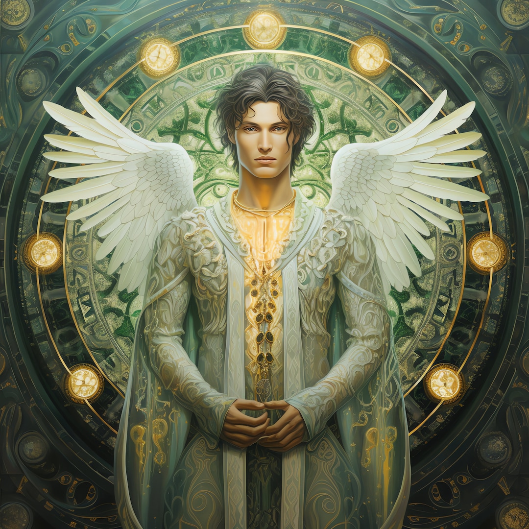 Archangel Raphael Clipart - 35 High Quality Jpgs - Digital Download ...