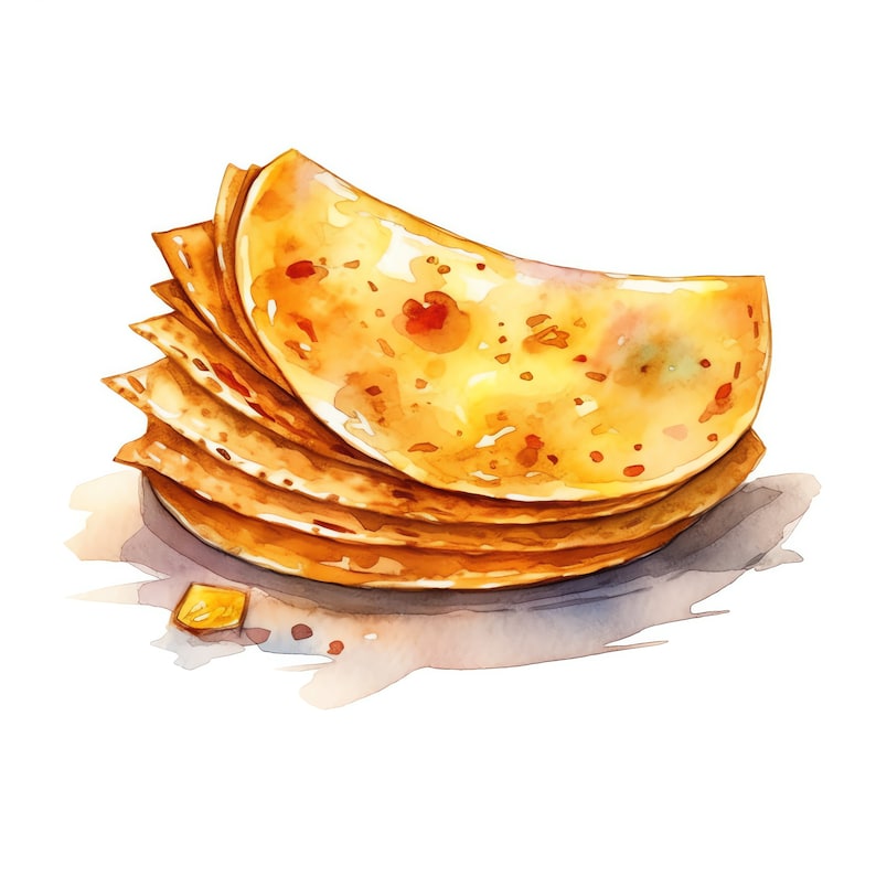 Tortilla Clipart - 40 High Quality Jpgs - Digital Download - Card ...