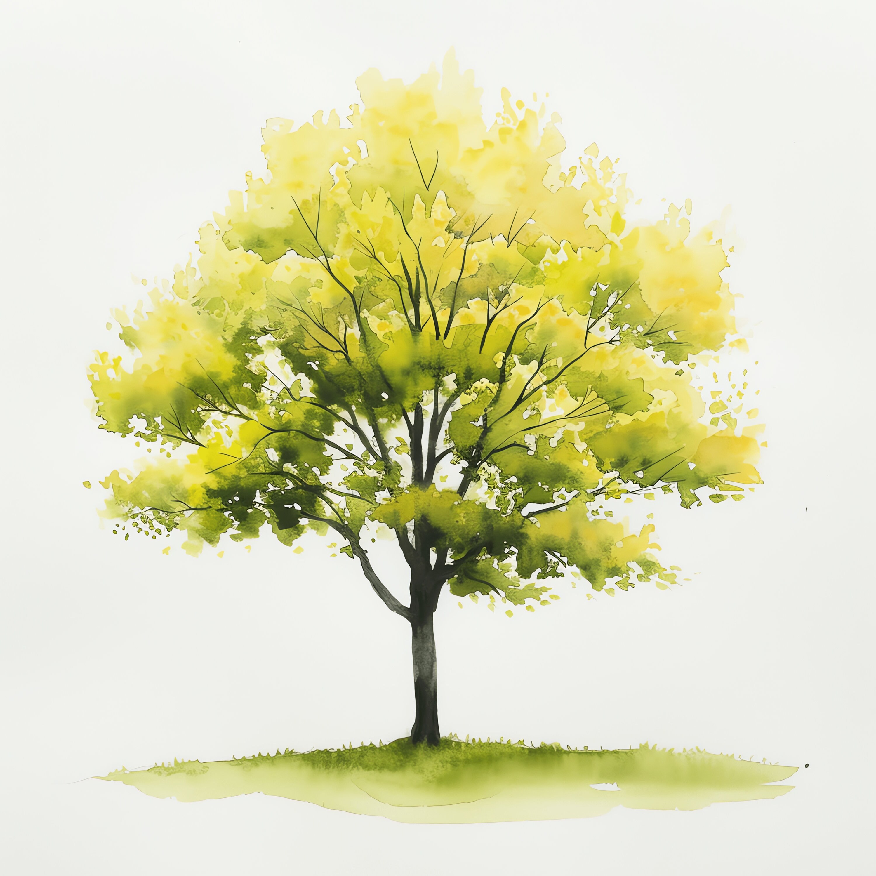 Rowan Tree Watercolor Bundle - 45 High Quality PNG - Instant Download ...
