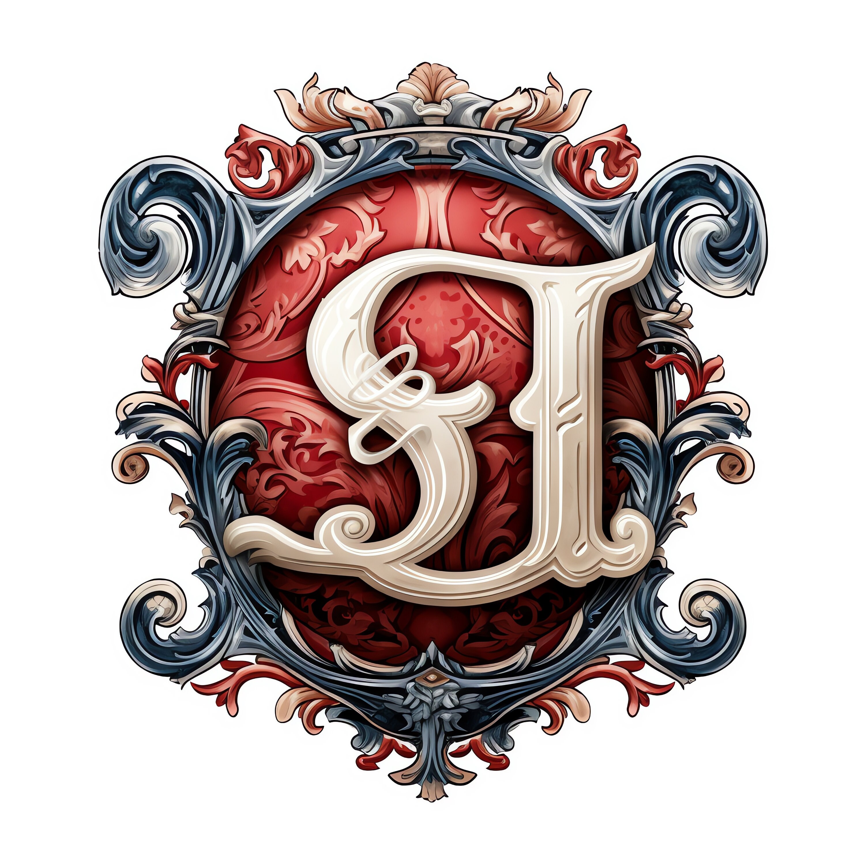 Baseball Monogram Clipart 45 High Quality Jpgs Digital Download Card ...