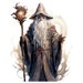 Wicked Wizard Clipart - 40 High Quality Jpgs - Digital Download - Card ...