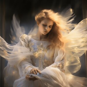Angel Art - Ethereal, Shimmering Celestial Beauty - 45 High Quality PNG ...