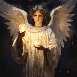 Glowing Angel PNG Clipart Bundle - 35 High Quality PNG - Instant ...