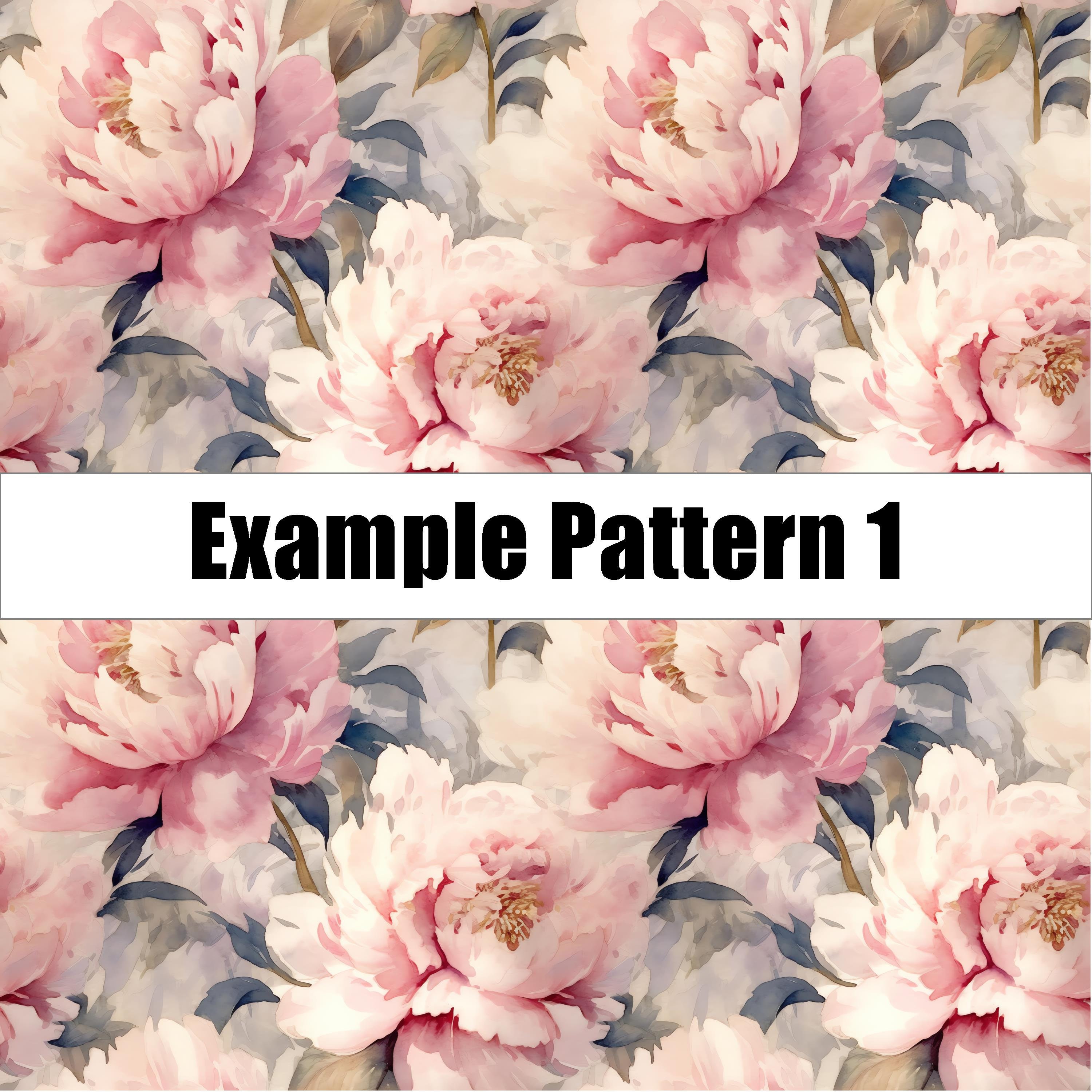 28 Peonies Seamless Patterns Watercolor Digital Paper Set, Vintage ...