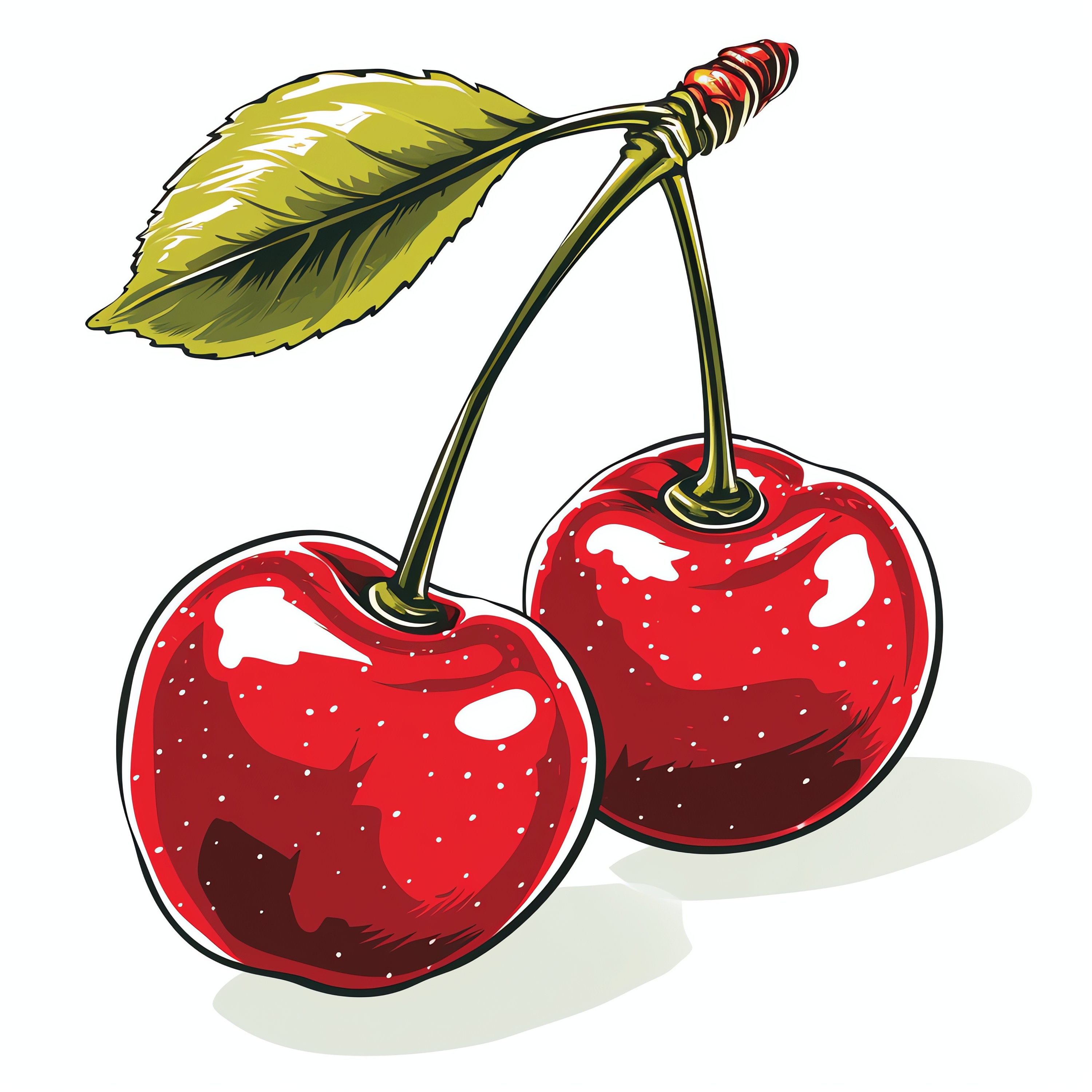 Cherries Pop Art PNG Bundle 50 High Quality PNG Instant Download ...