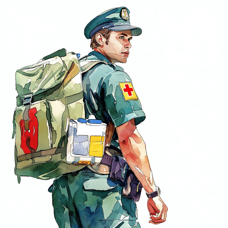 Paramedic PNG Clipart Bundle - 47 High Quality PNG - Instant Download ...