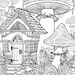Mushroom Village Coloring Pages PDF Bundle - 35 High Quality Images ...