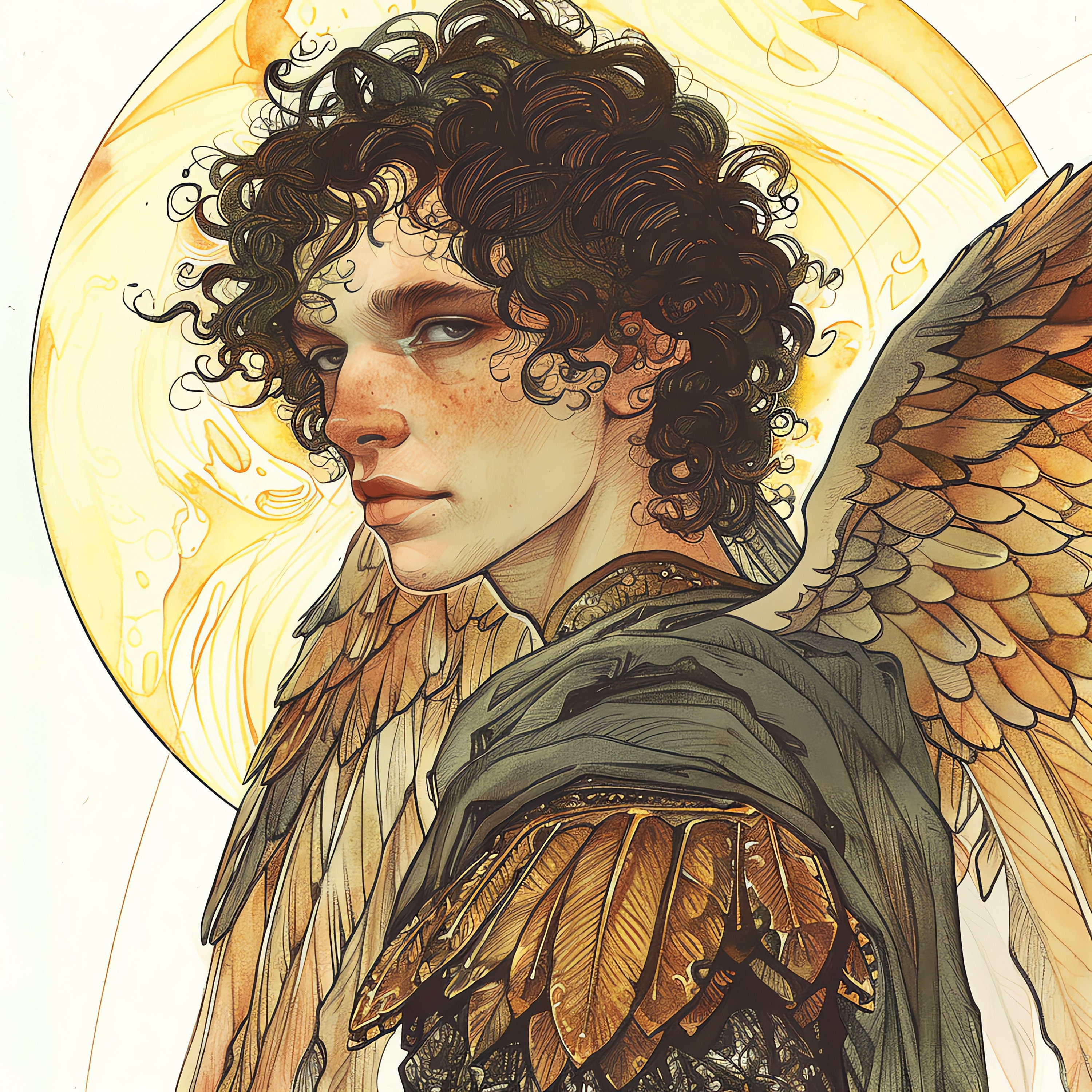 Pre-raphaelite Archangel PNG Bundle - 33 High Quality PNG - Instant ...