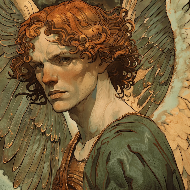 Pre-raphaelite Archangel PNG Bundle - 33 High Quality PNG - Instant ...