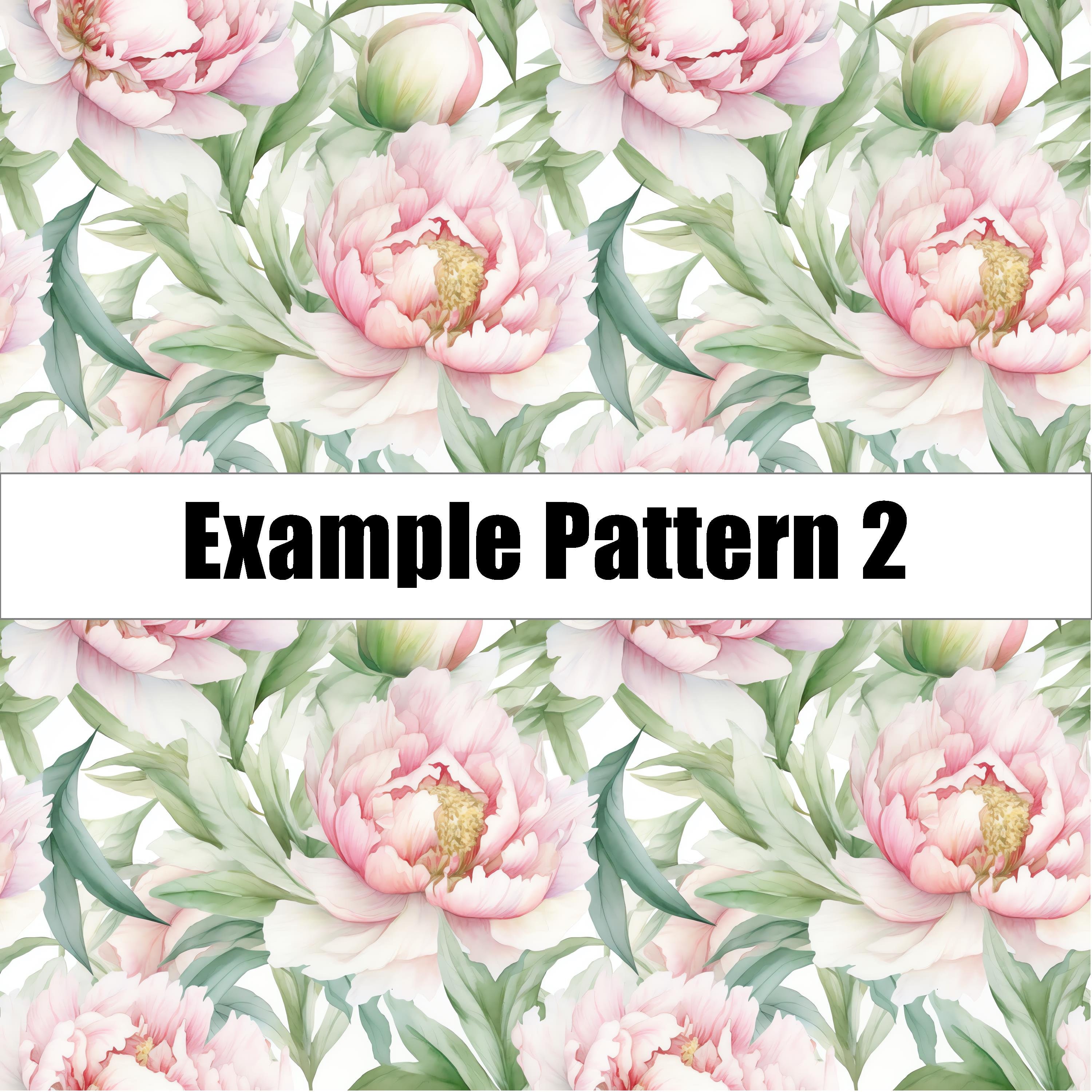 28 Peonies Seamless Patterns Watercolor Digital Paper Set, Vintage ...