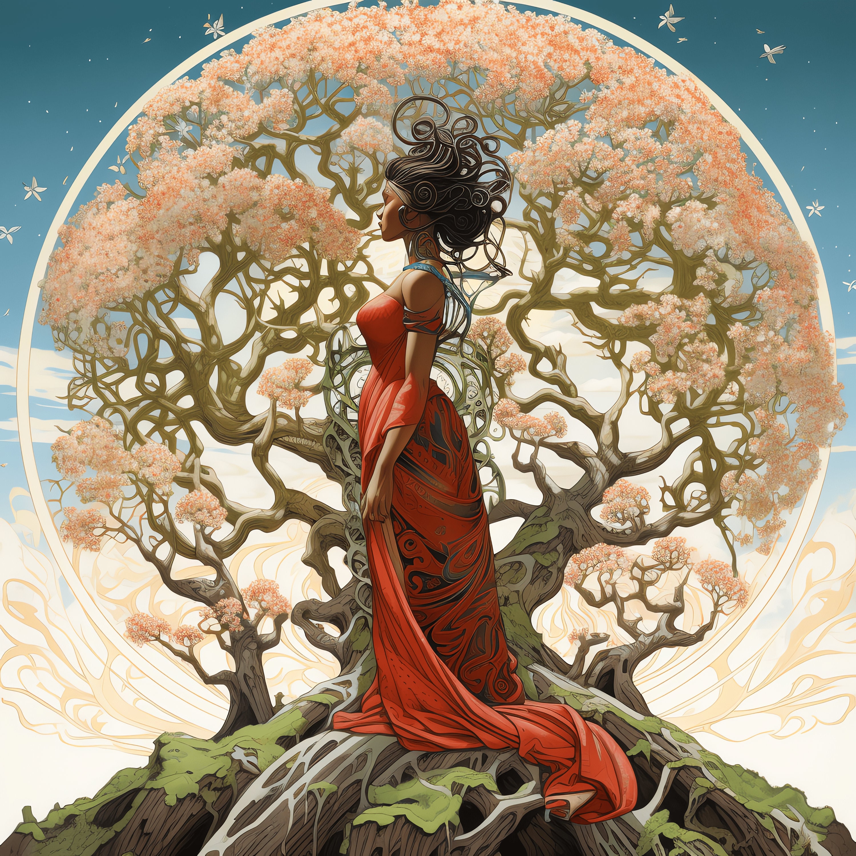 Woman Tree of Life PNG Clipart Bundle - 45 High Quality PNG - Instant ...