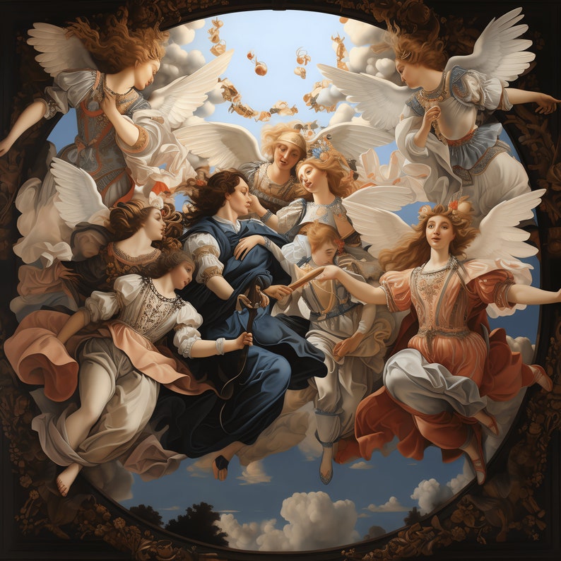 Renaissance Angels Dancing PNG Clipart 26 High Quality PNG Instant ...