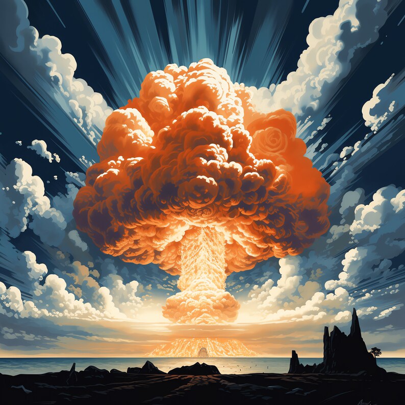 Nuke PNG Clipart 45 High Quality PNG Instant Download Card Making ...