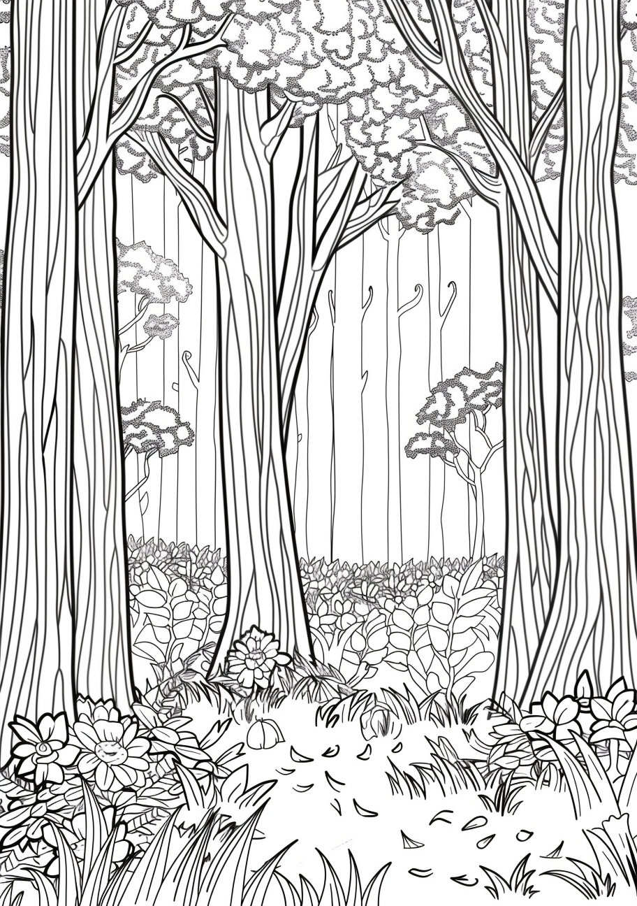 Relaxing Scenes Coloring Pages PDF Bundle 43 High Quality Images ...