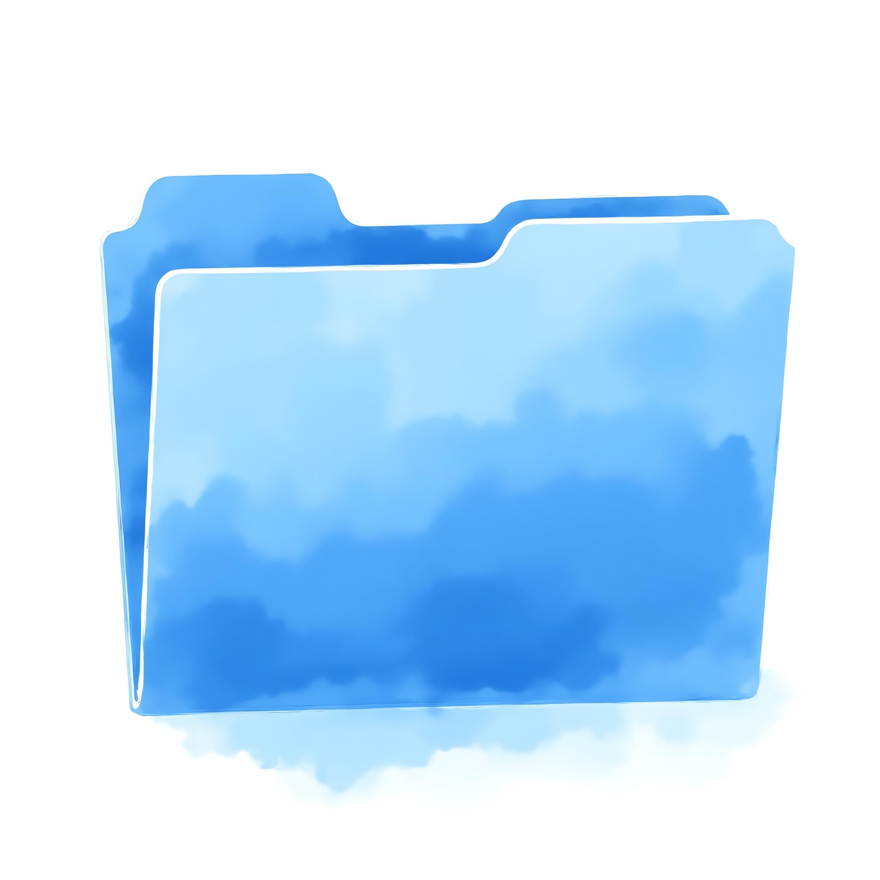 Blue Folder PNG Clipart Bundle - 31 High Quality PNG - Instant Download ...