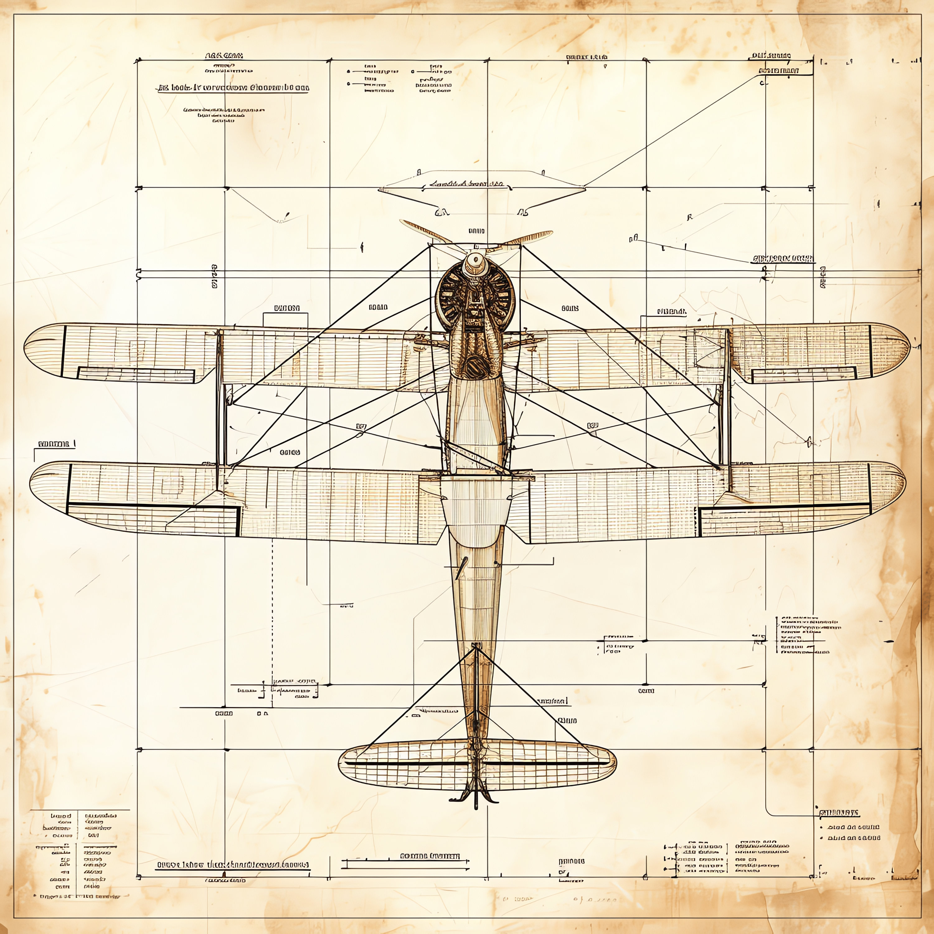 Vintage Plane Schematic PNG Bundle 41 High Quality PNG Instant Download ...