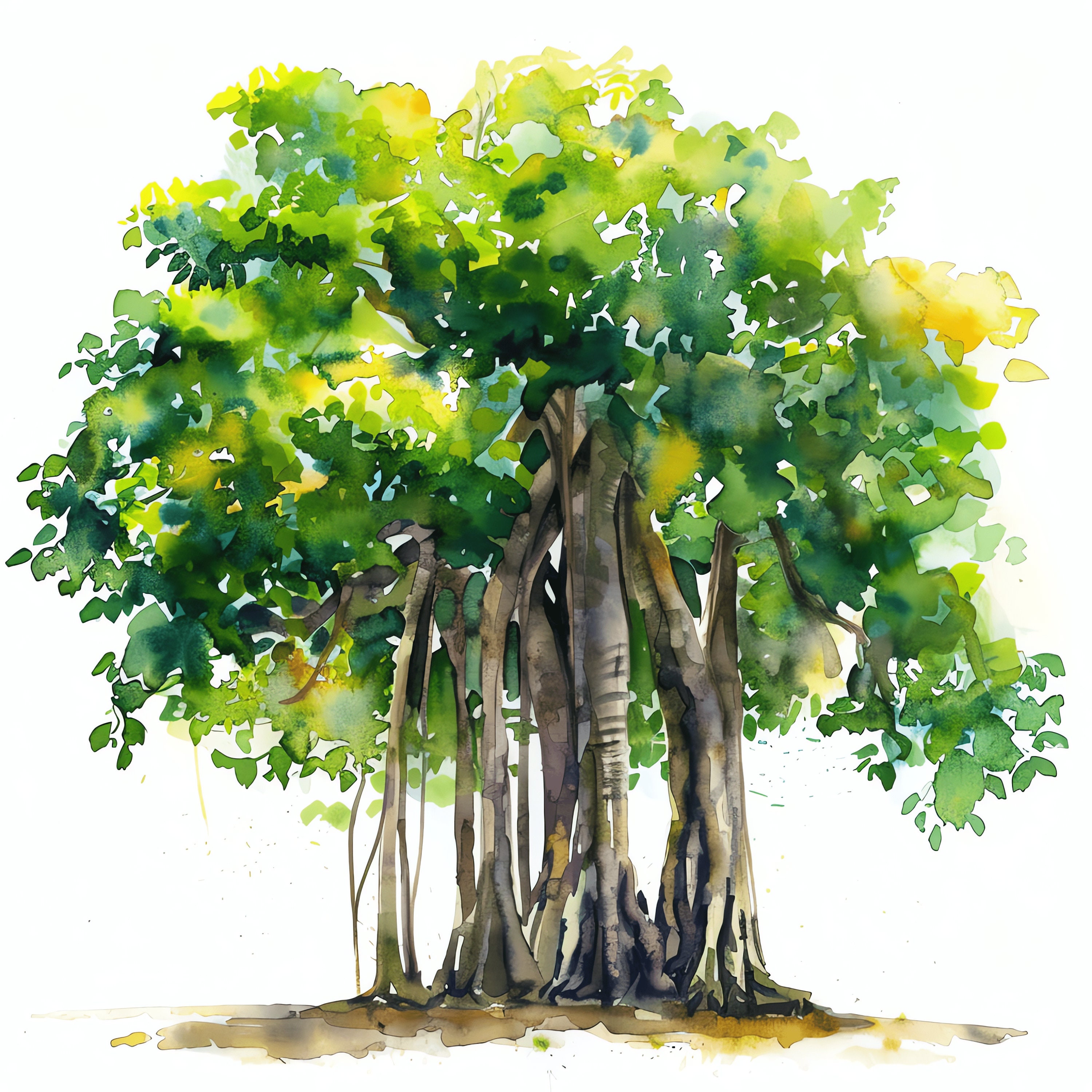 Banyan Tree PNG Clipart Bundle - 43 High Quality PNG - Instant Download ...