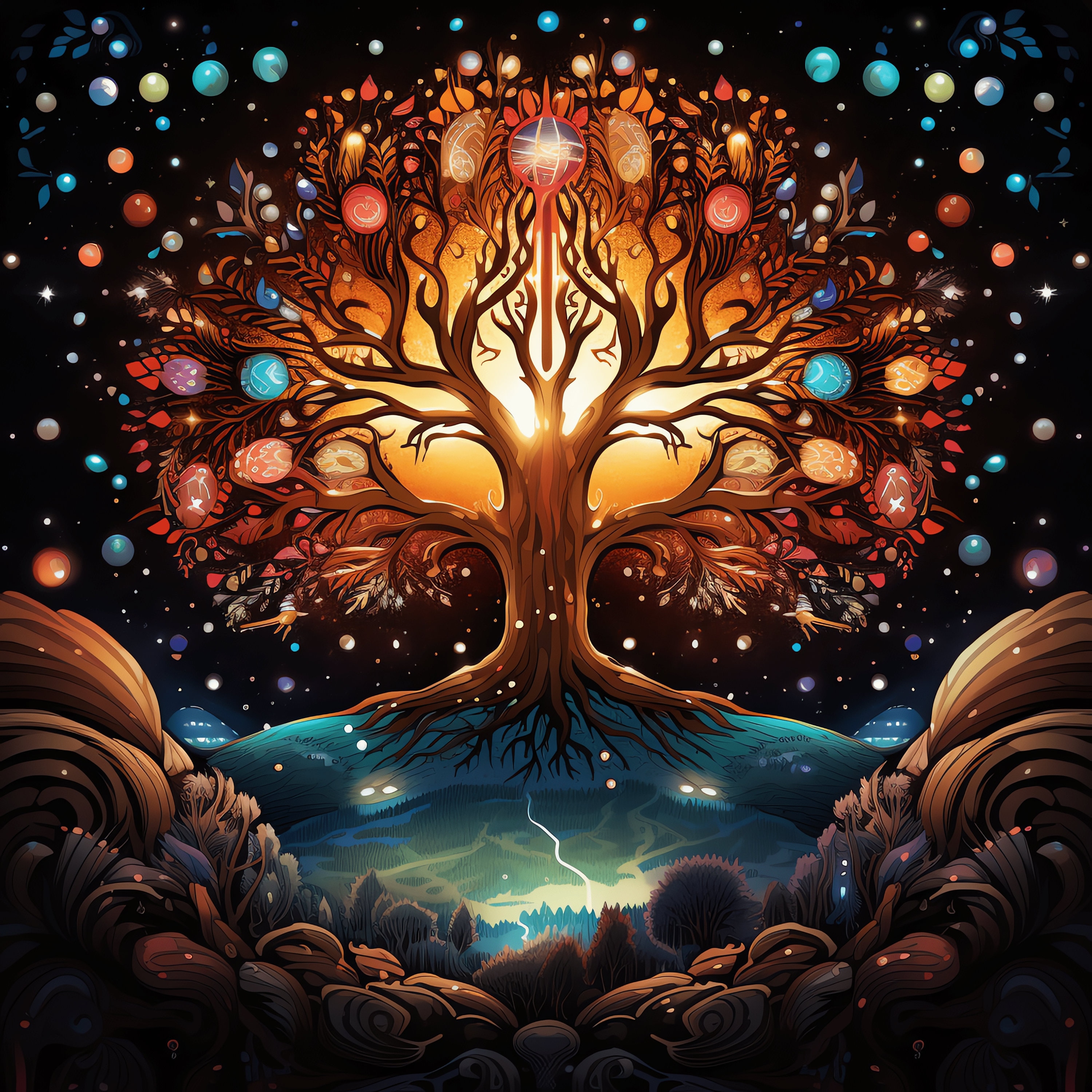 Cosmic Tree of Life PNG Clipart 50 High Quality PNG Instant Download ...