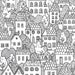 Adorable Town Coloring Pages PDF Bundle 44 High Quality Images Instant ...