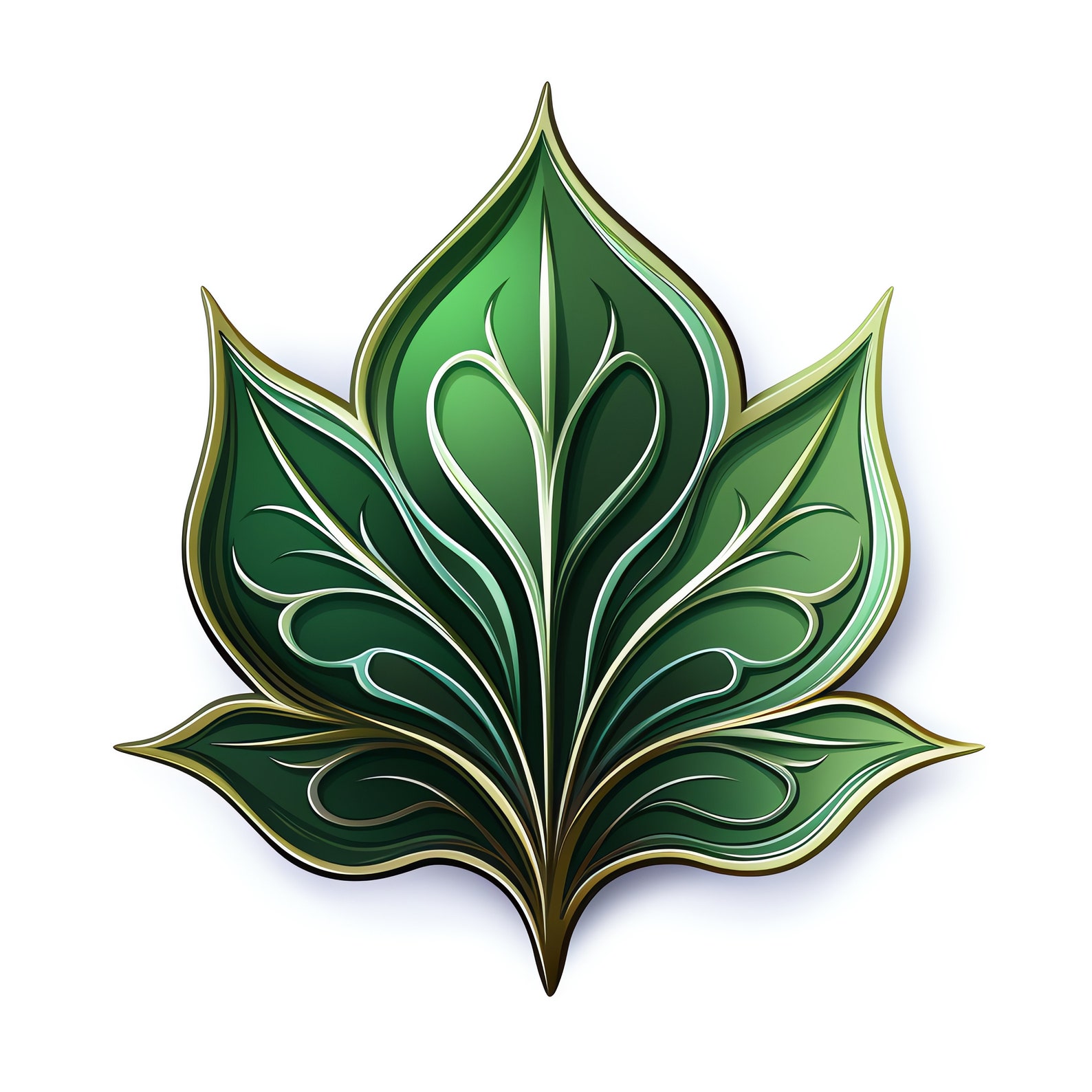 Celtic Elf Leaf Clipart - 50 High Quality Jpgs - Digital Download ...