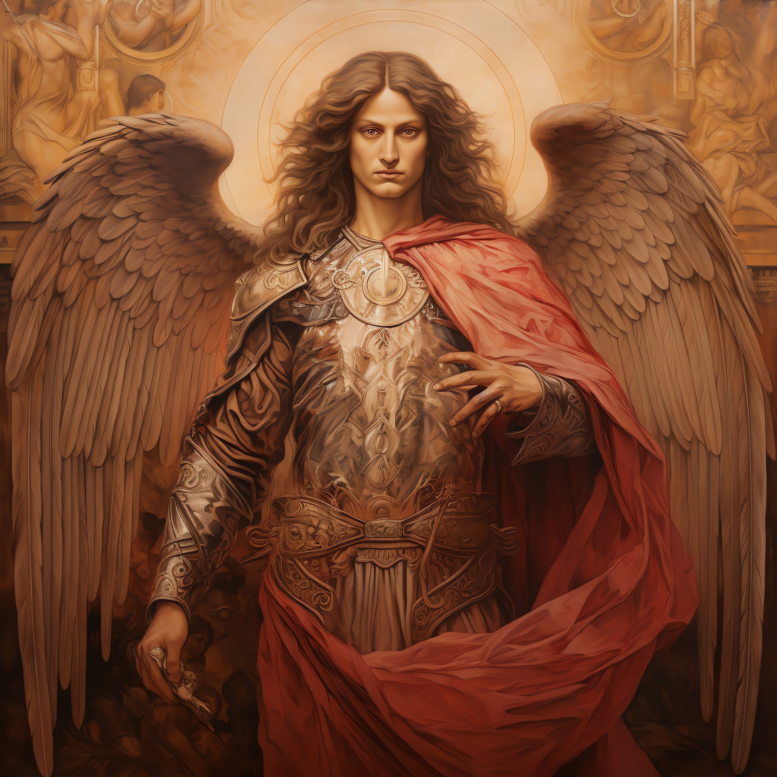 Archangel in Armor Clipart - 45 High Quality Jpgs - Digital Download ...