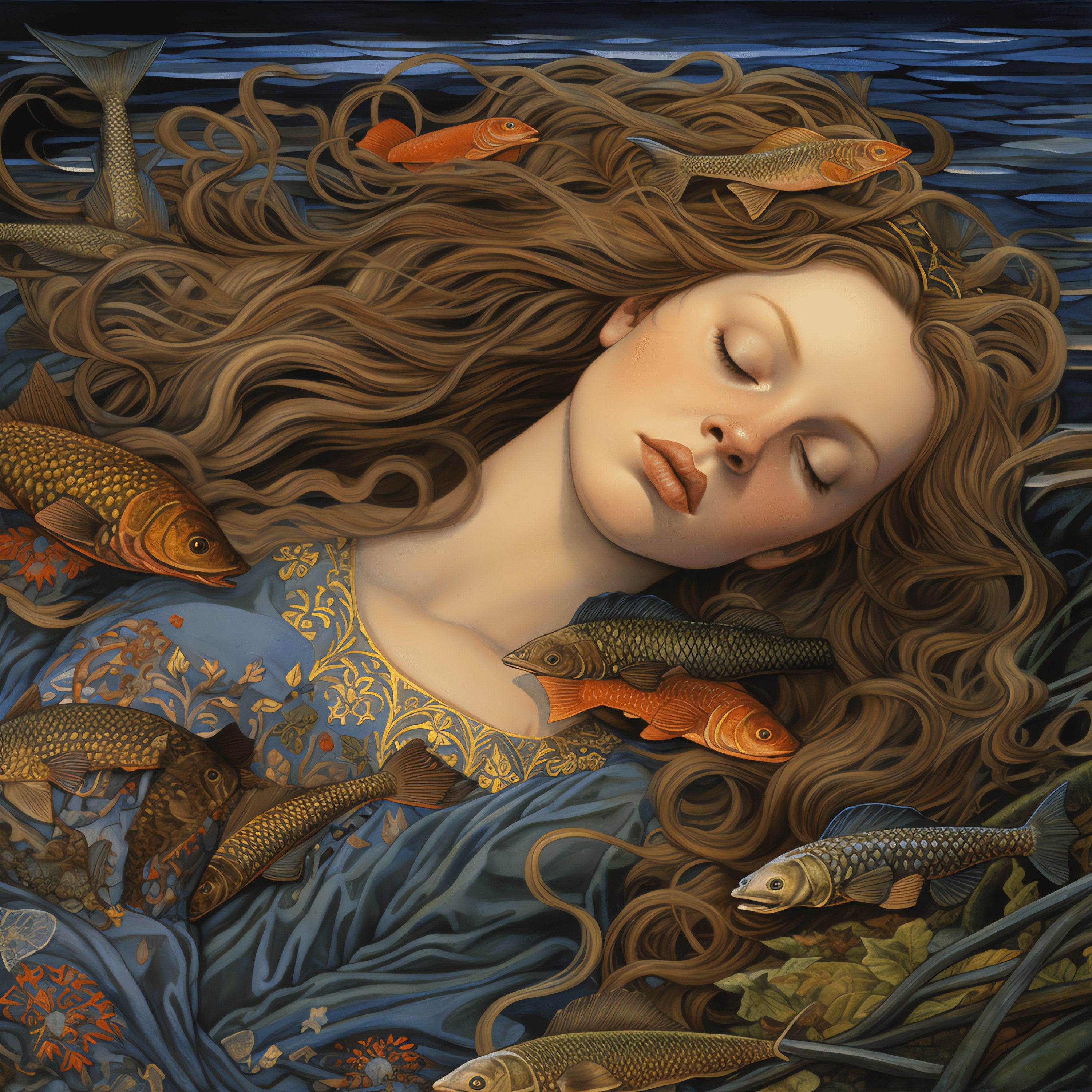 Sleeping Mermaid PNG Clipart Bundle - 45 High Quality PNG Instant ...