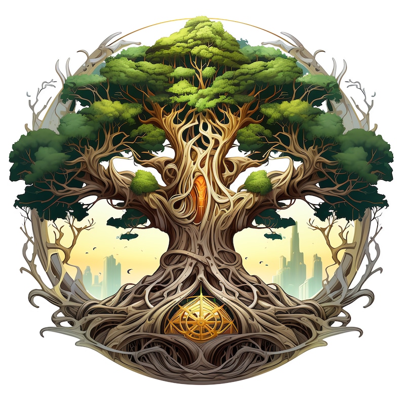 Tree of Life Mega Pack Clipart - 200 High Quality Jpgs - Digital ...