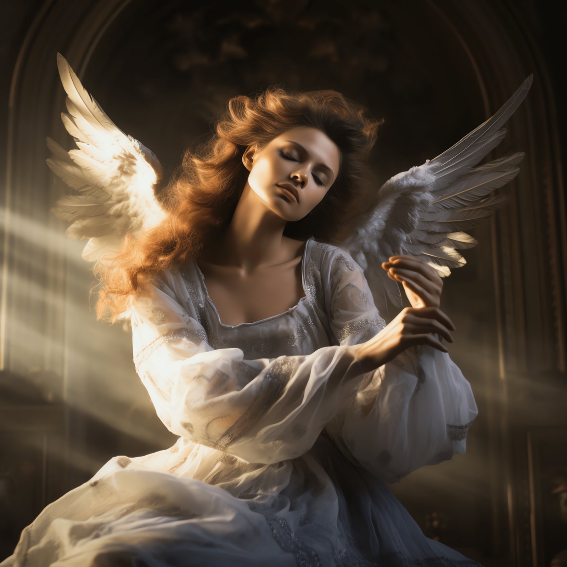 Ethereal Guardian Angel Realistic PNG Clipart Bundle - 34 High Quality ...