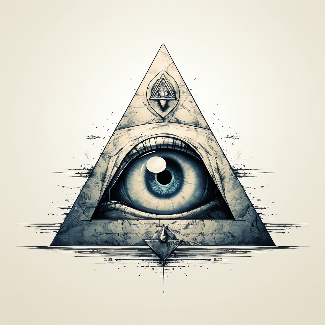 Pyramid With Eye PNG Clipart 45 High Quality PNG Instant Download Card ...