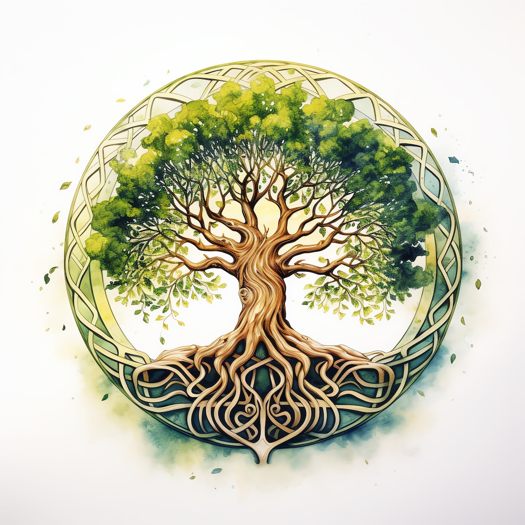 Celtic Tree of Life Clipart - 35 High Quality Jpgs - Digital Download ...
