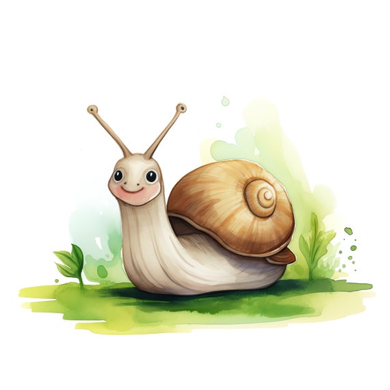 Cute Snail Clipart