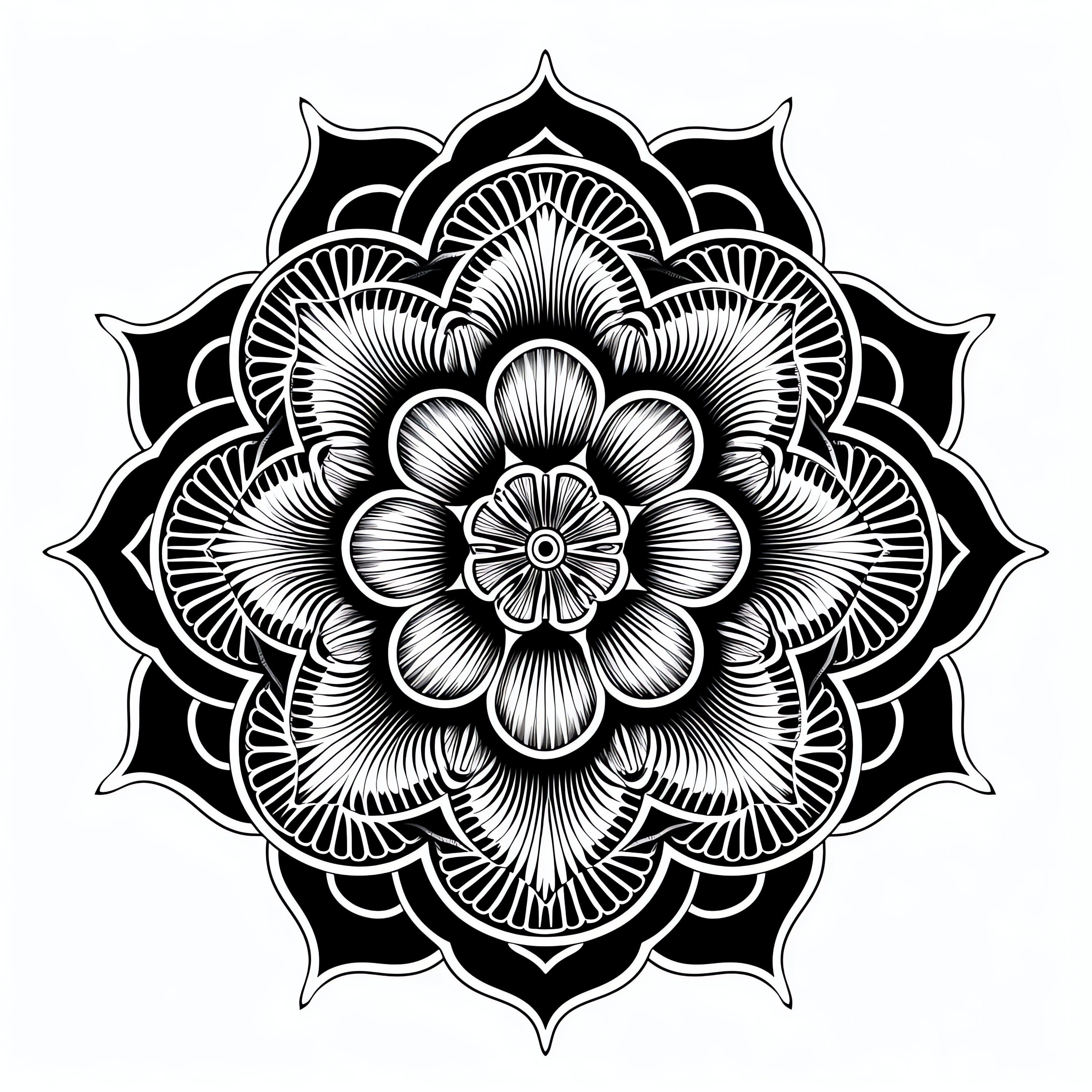 Japanese Zen Mandala PNG Bundle 50 High Quality PNG Instant Download ...