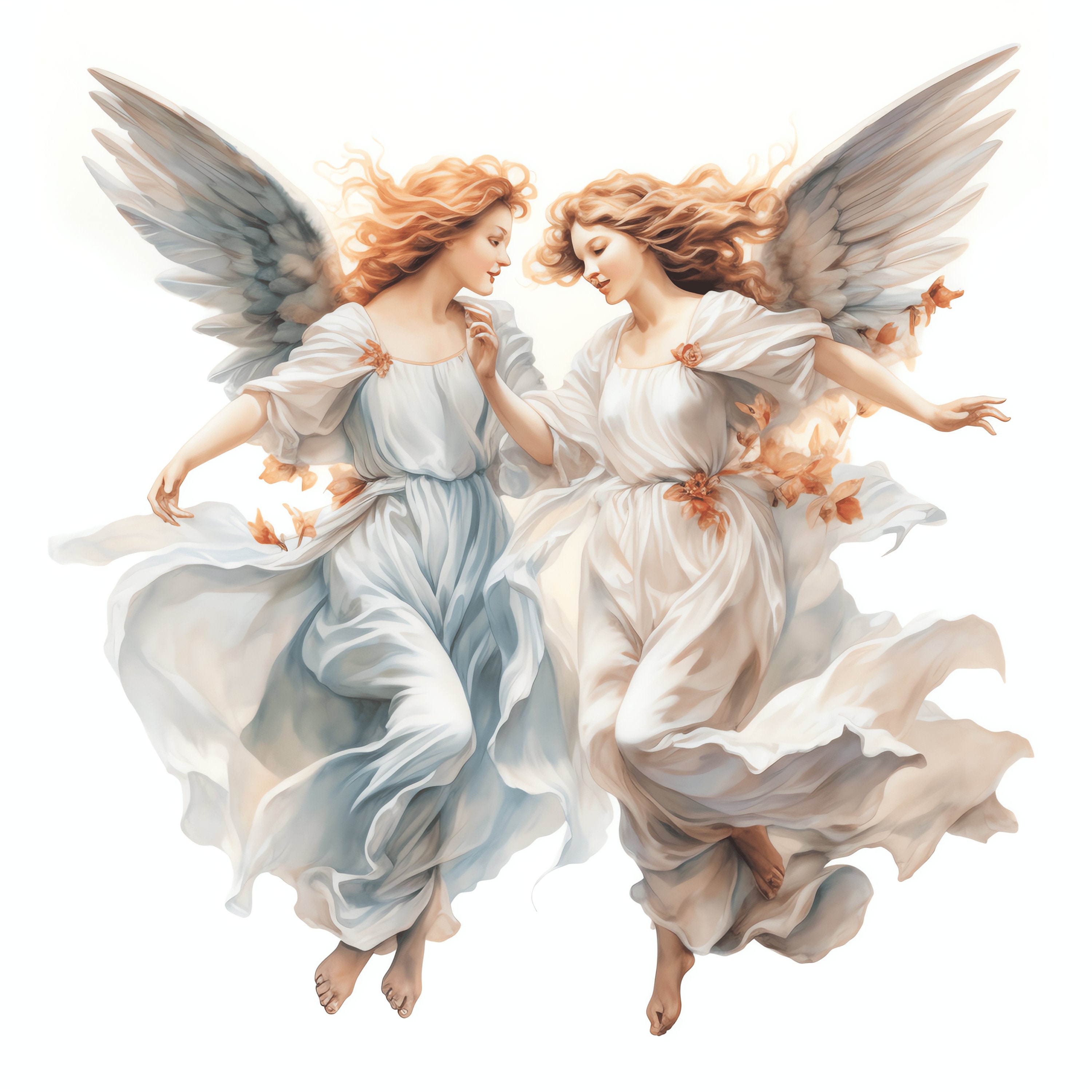 Renaissance Angels Neutral Background PNG Bundle 45 High Quality PNG ...