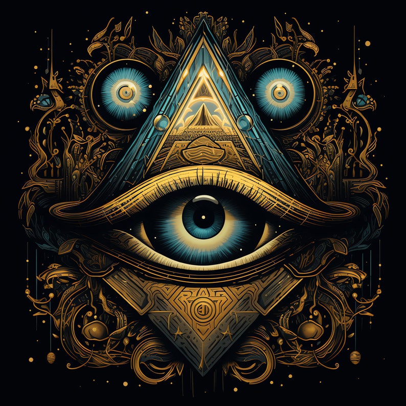 All Seeing Eye PNG Clipart Bundle 50 High Quality PNG Instant Download ...