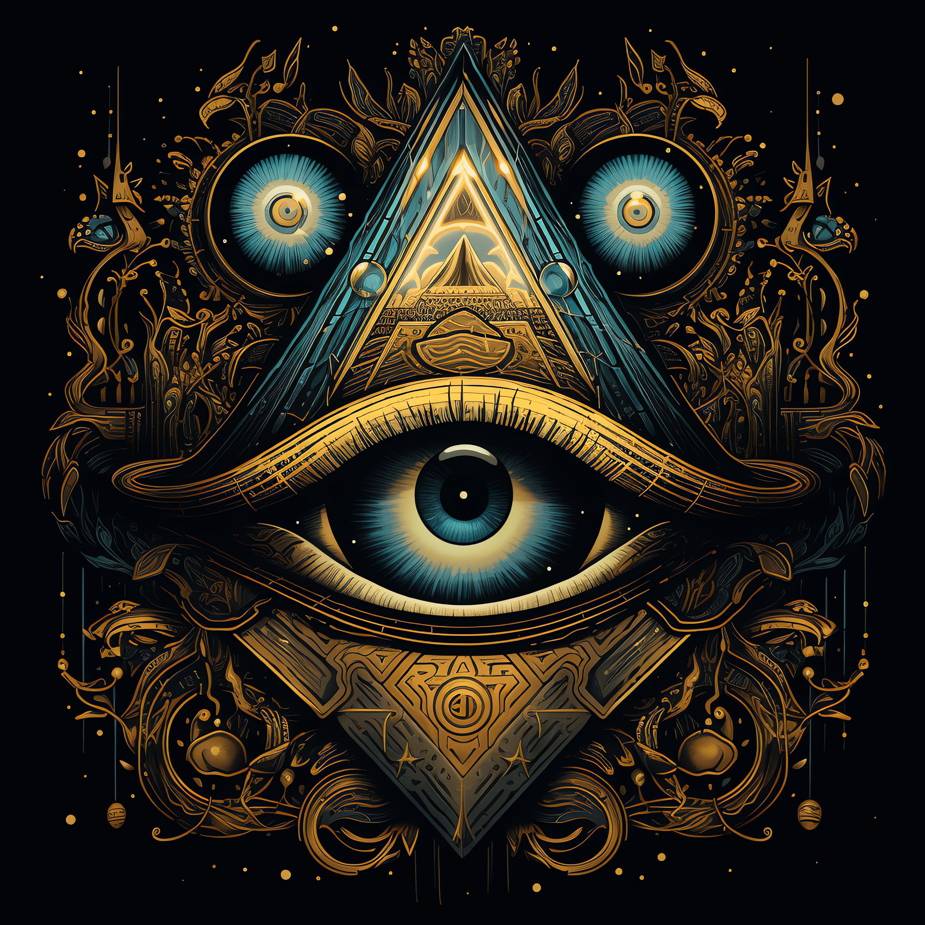 All Seeing Eye PNG Clipart Bundle - 50 High Quality PNG - Instant ...