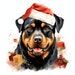 Christmas Rottweiler PNG Clipart Bundle 49 High Quality PNG Instant ...