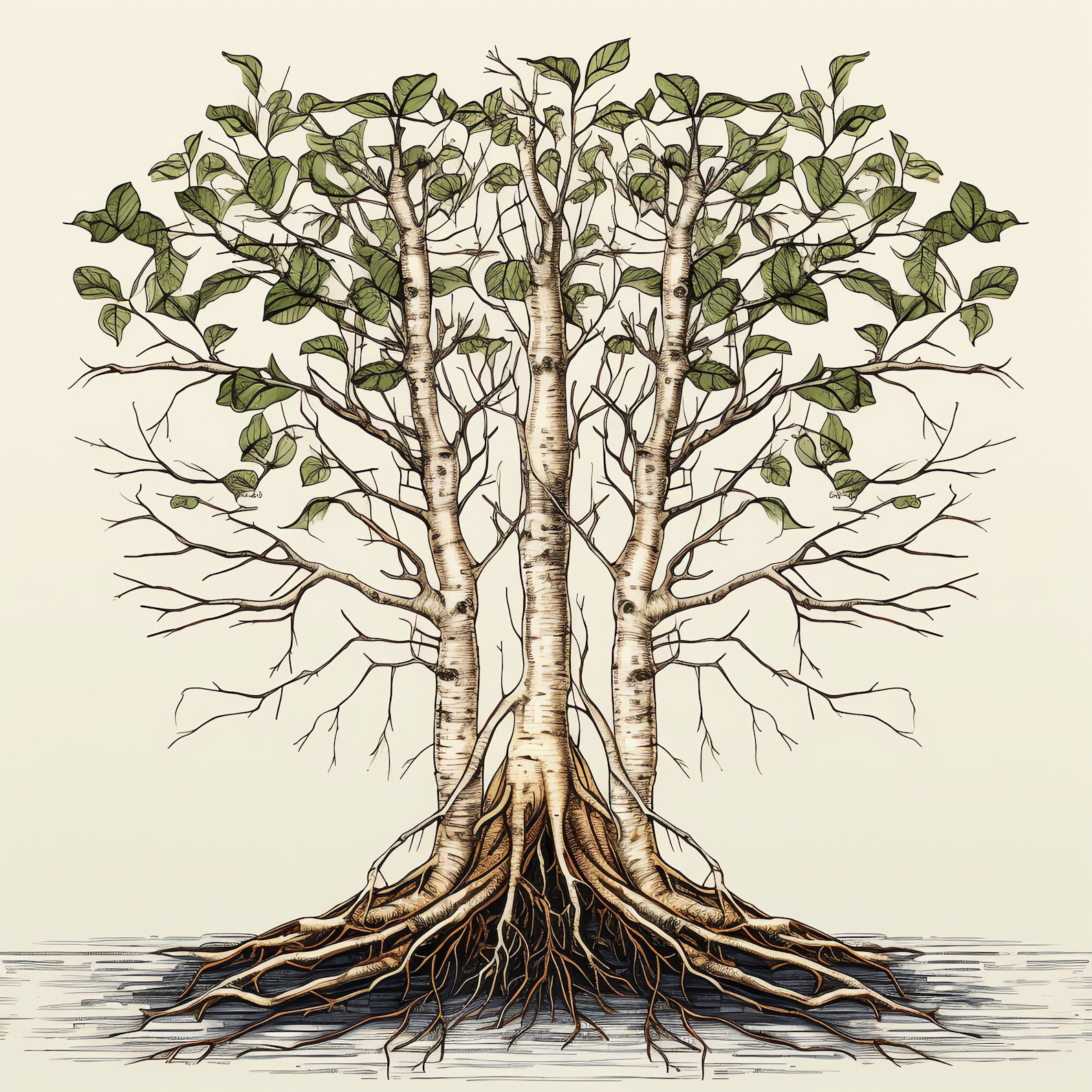 Renaissance Tree With Roots PNG Clipart Bundle 45 High Quality PNG ...