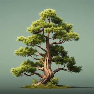 3D Assorted Tree Bundle 45 High Quality PNG Instant Download Printable ...