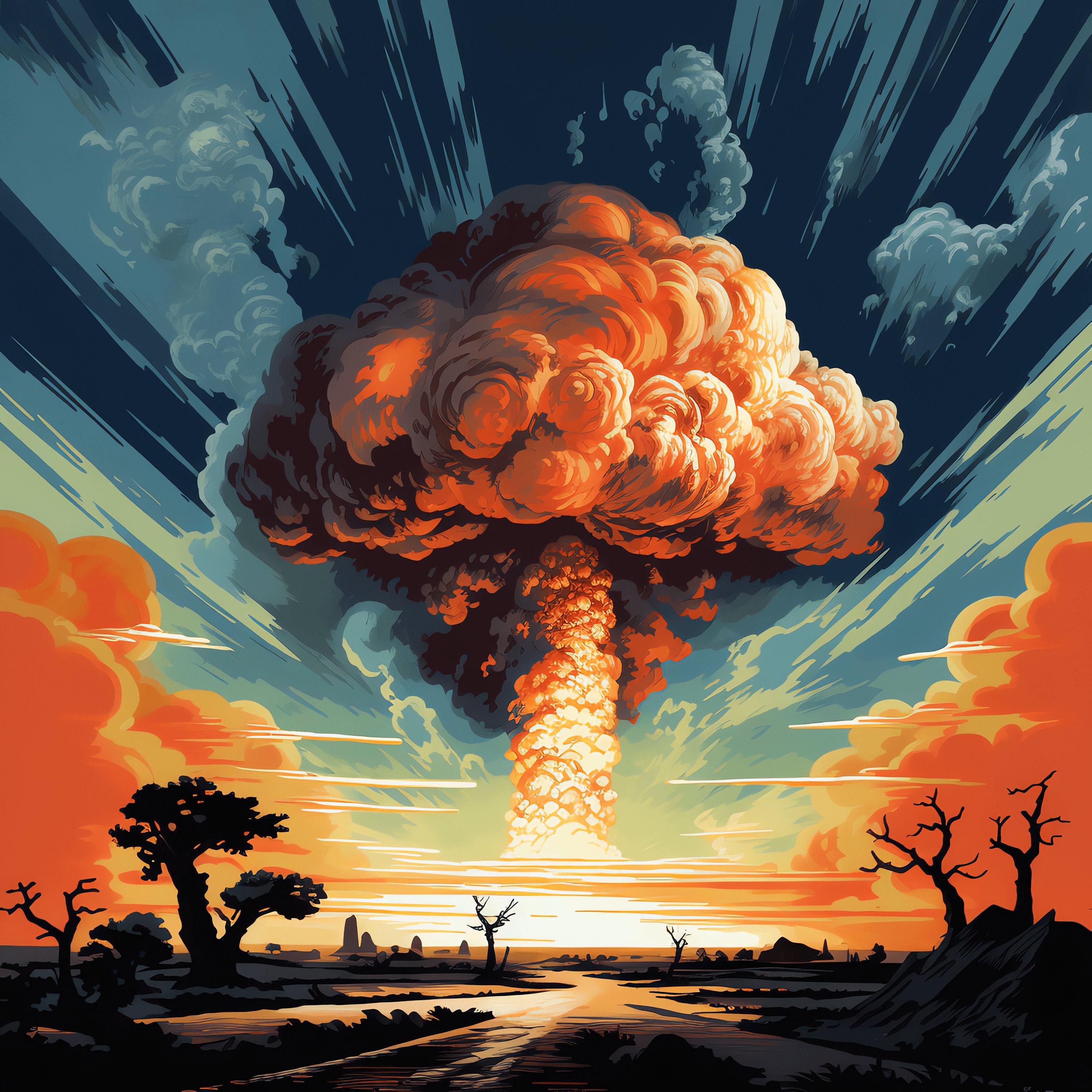 Nuke PNG Clipart 45 High Quality PNG Instant Download Card Making ...