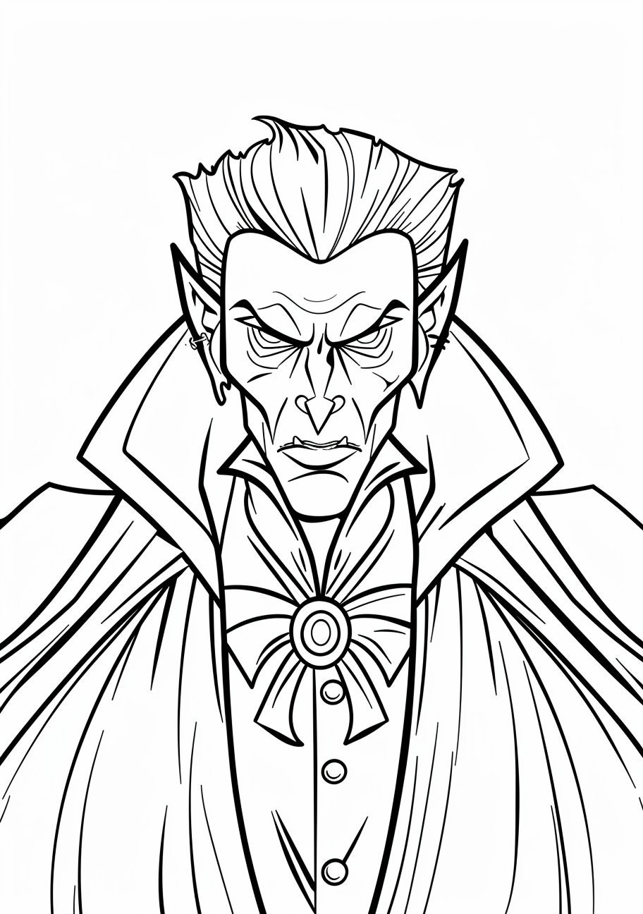 Vampire Coloring Pages PDF Bundle 47 High Quality Images Instant ...