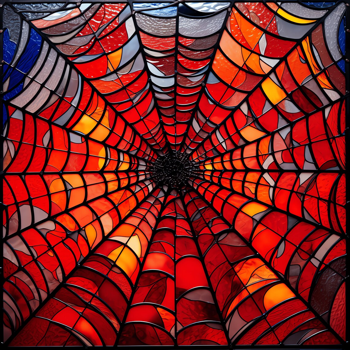 Cobweb Stained Glass PNG Clipart 35 High Quality PNG - Etsy