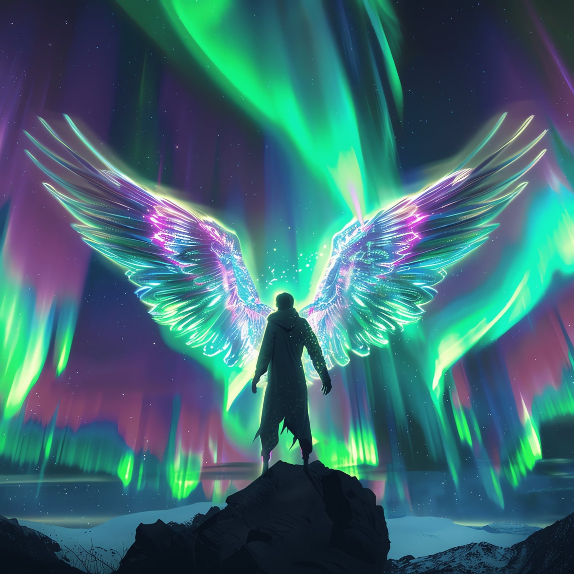 Aurora Whisper Angel PNG Clipart Bundle - 47 High Quality PNG - Instant ...