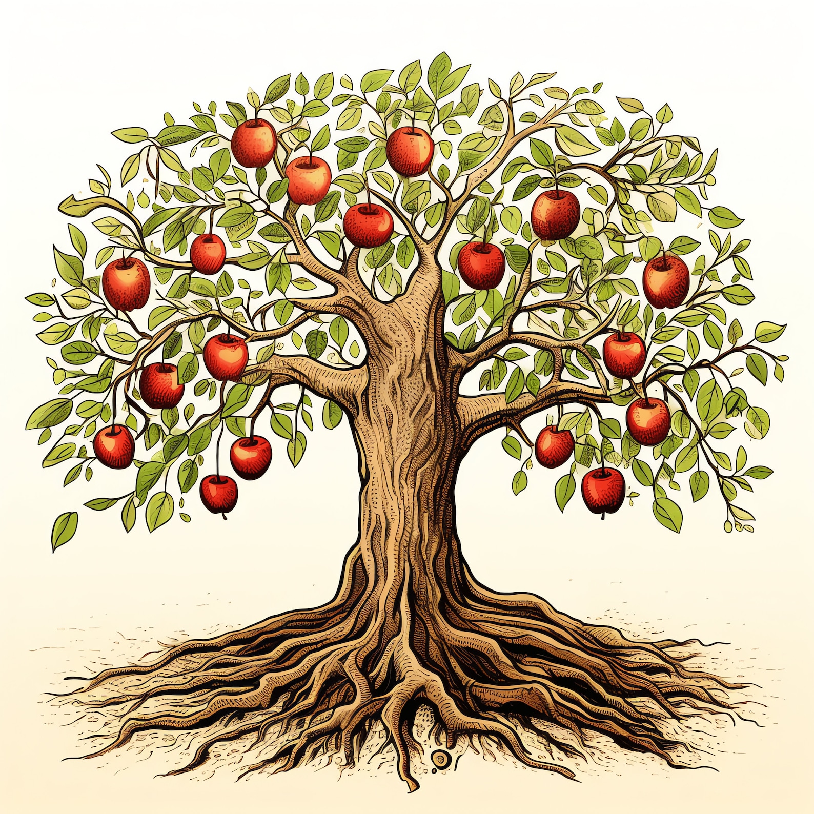 Renaissance Tree With Roots PNG Clipart Bundle - 45 High Quality PNG ...